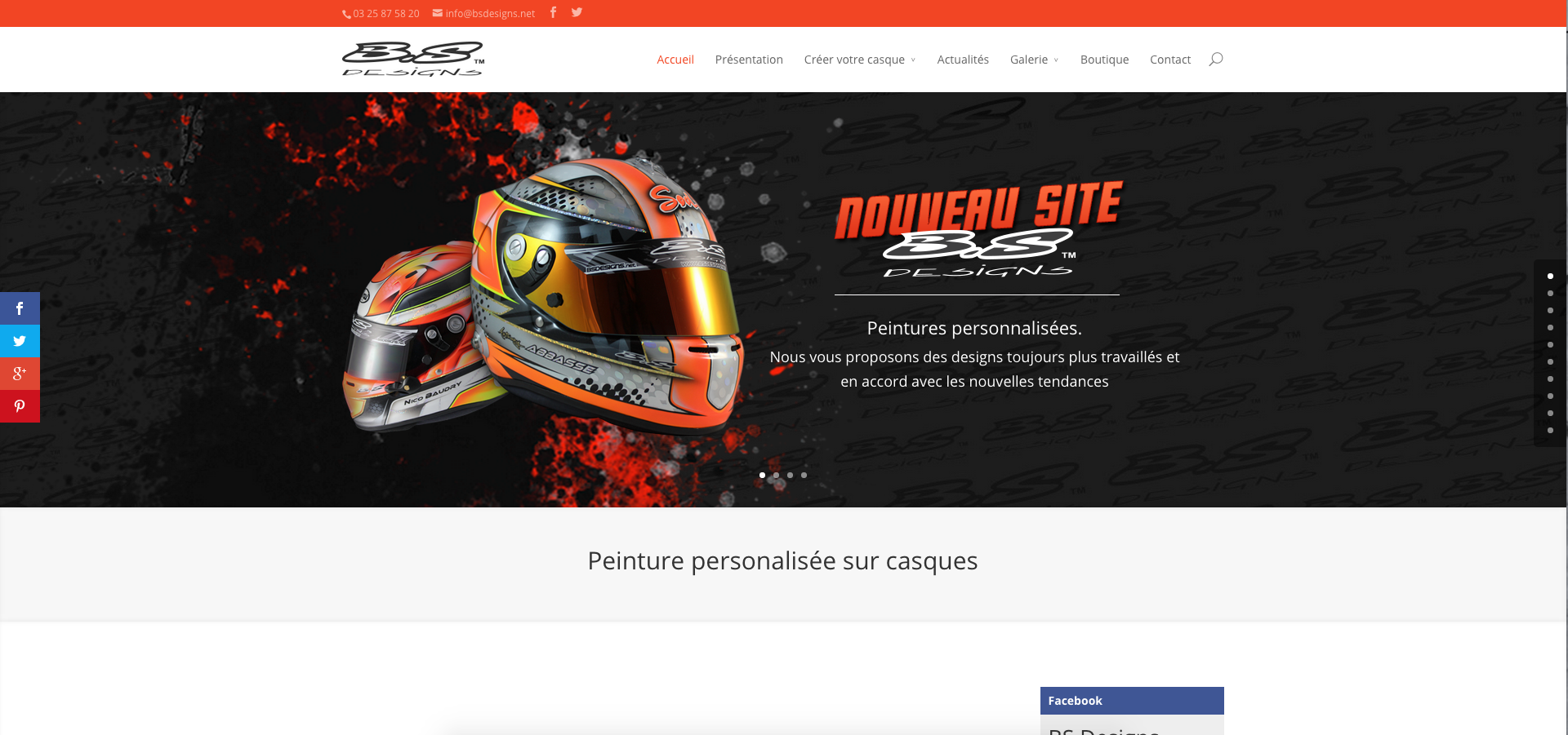 Création de casque - BS Designs